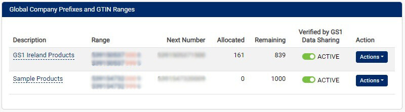 How to switch between prefixes in Barcode Manager
